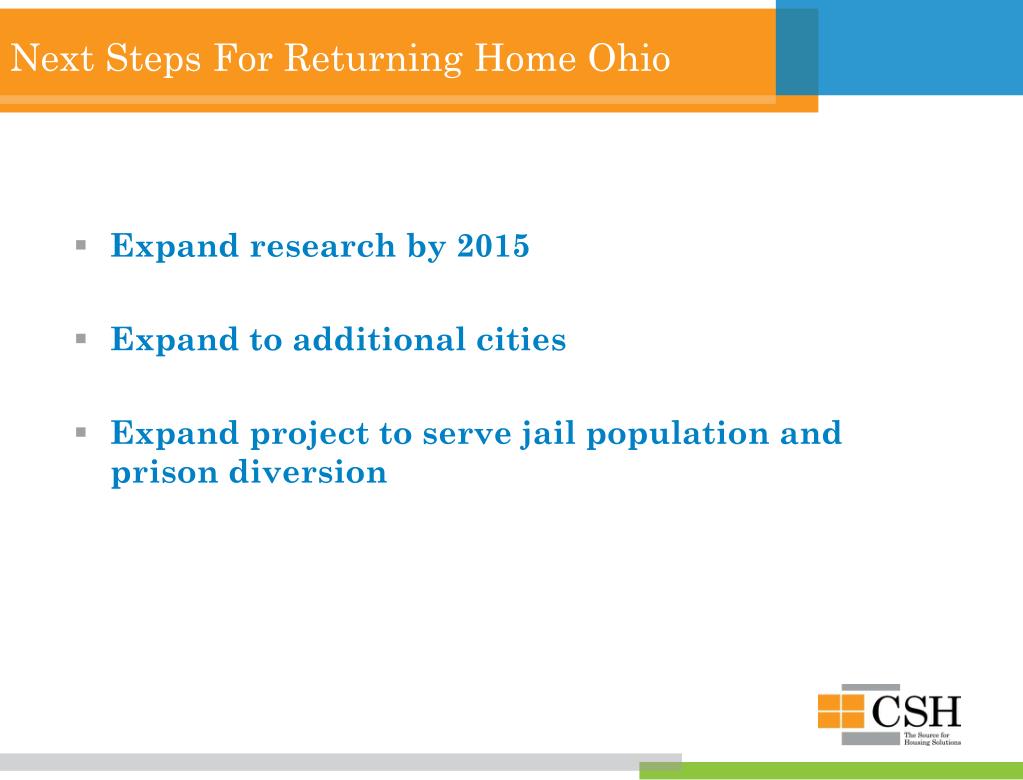 PPT - Returning Home Ohio Permanent Supportive Housing for Ex-Offenders ...