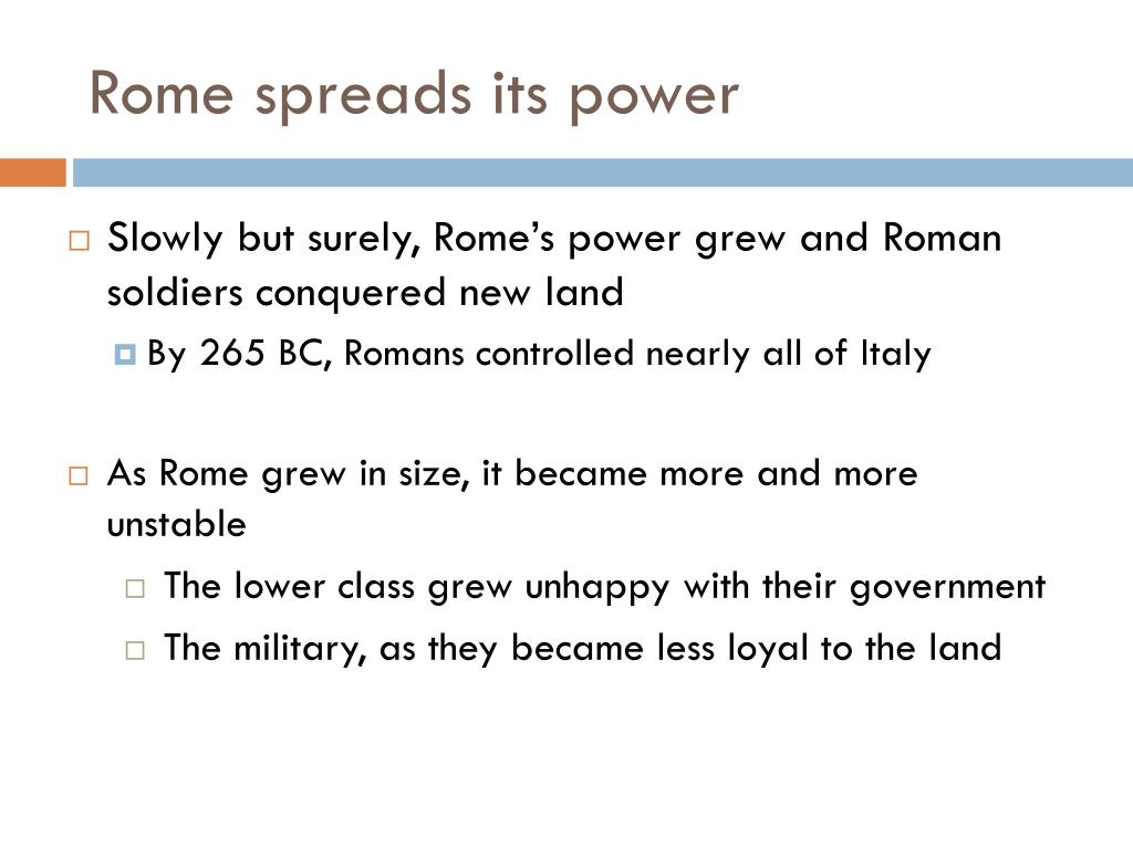 PPT - ancient Rome: From THE roman Republic TO THE ROMAN empire TO THE ...