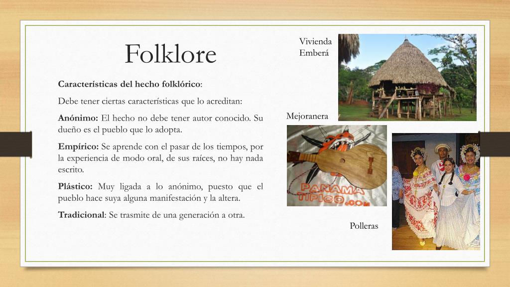 PPT - Cultura , Patrimonio Cultural y Folklore PowerPoint Presentation ...