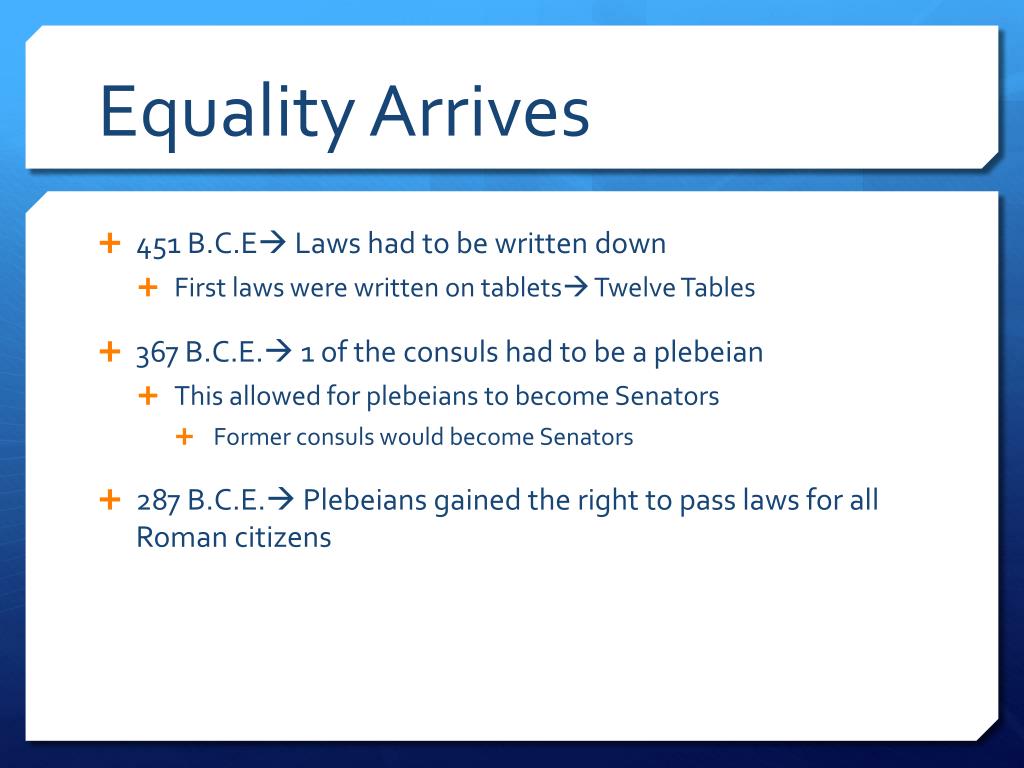 PPT - Rise of the Roman Republic: Struggles Between Patricians and ...