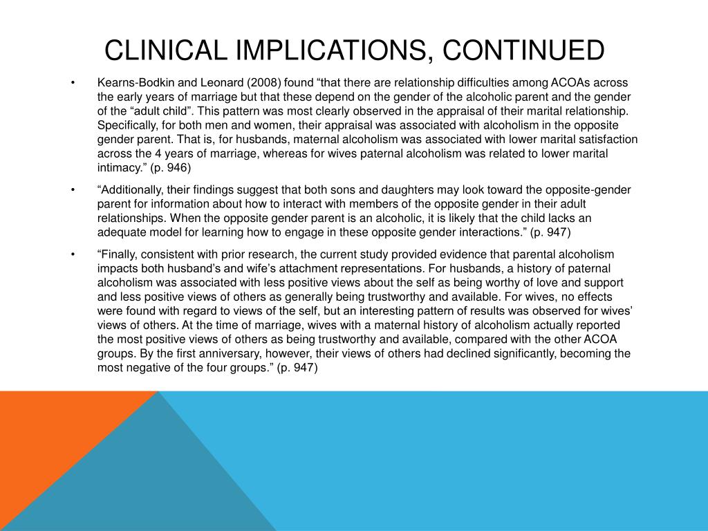 PPT - Working with Children and “adult children” of alcoholics ...