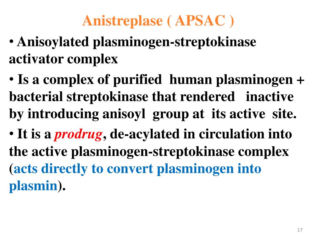 PPT - Fibrinolytic Drugs (Thrombolytic Drugs ) By Prof. Hanan Hagar Dr ...
