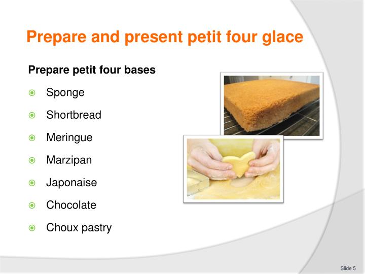 PPT - PREPARE AND DISPLAY PETIT FOURS PowerPoint Presentation - ID:1923119