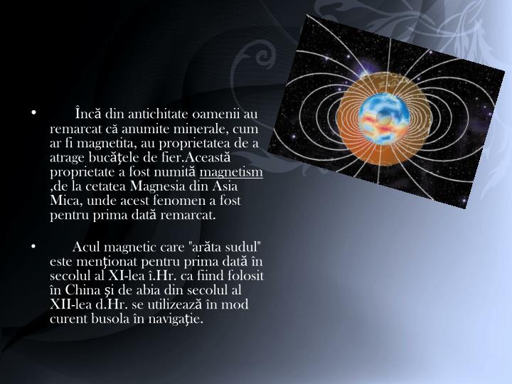 PPT - Magnetism terestru (Geomagnetism) PowerPoint Presentation - ID ...