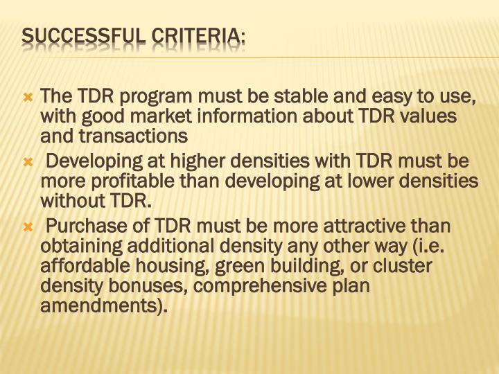 PPT - Transfer of development rights PowerPoint Presentation - ID:1923401
