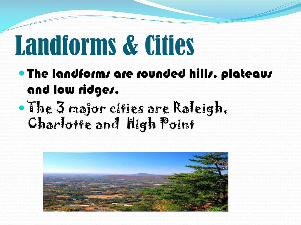 PPT - North Carolina Piedmont Region PowerPoint Presentation, free ...