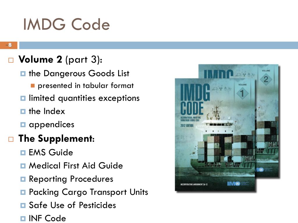 PPT - Hazardous Materials Regulations in the United states- maritime ...