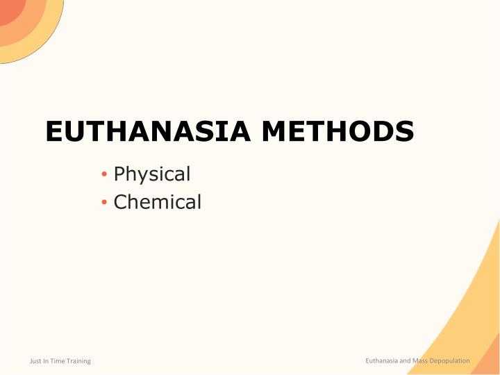 PPT - Euthanasia and Mass Depopulation During Animal Health Emergencies ...