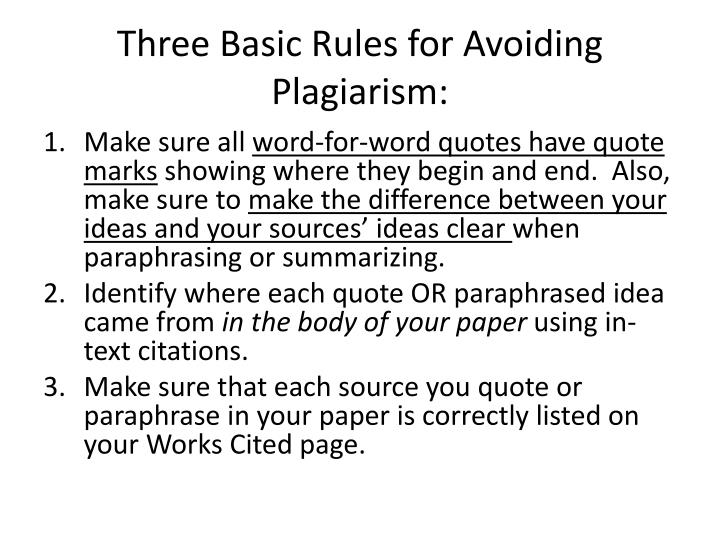 PPT - Avoiding Plagiarism PowerPoint Presentation - ID:1924553 PPT - Avoiding Plagiarism PowerPoint Presentation - ID:1924553