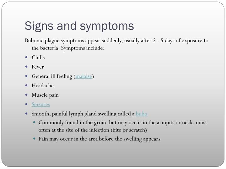 PPT - BUBONIC PLAGUE PowerPoint Presentation - ID:1924577