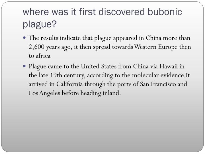 PPT - BUBONIC PLAGUE PowerPoint Presentation - ID:1924577