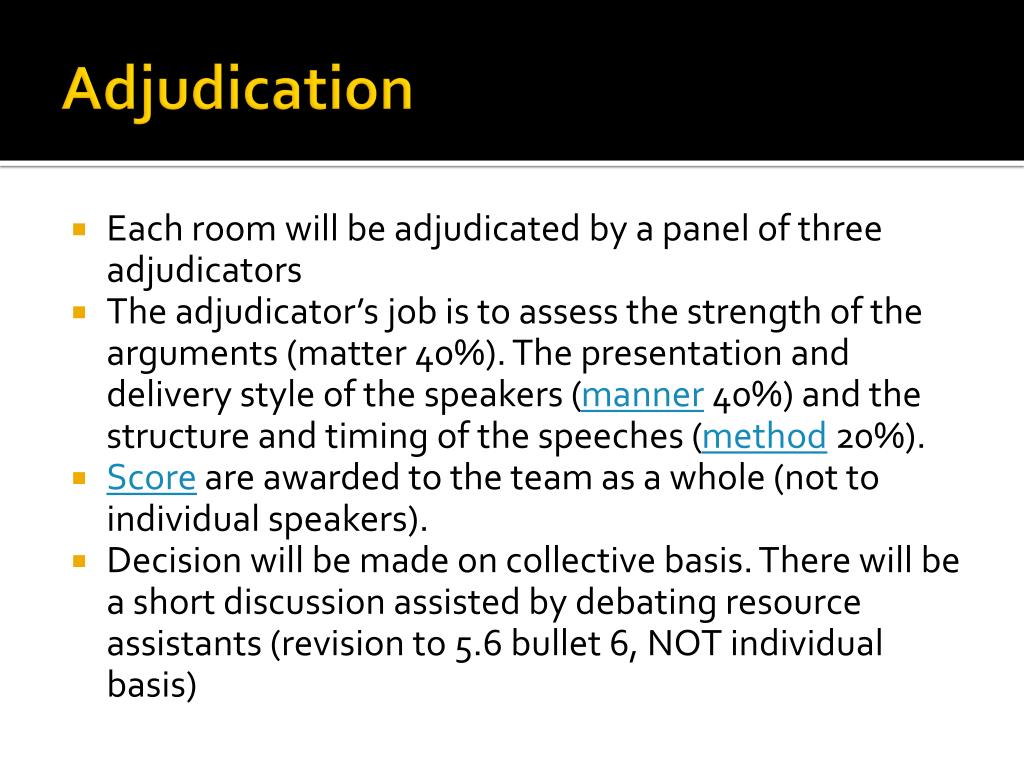 PPT - The European Union Intervarsity Debate Championship 2011 ...