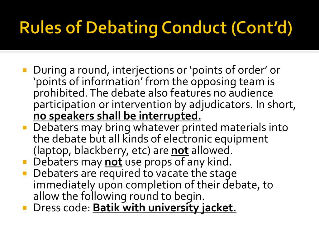 PPT - The European Union Intervarsity Debate Championship 2011 ...