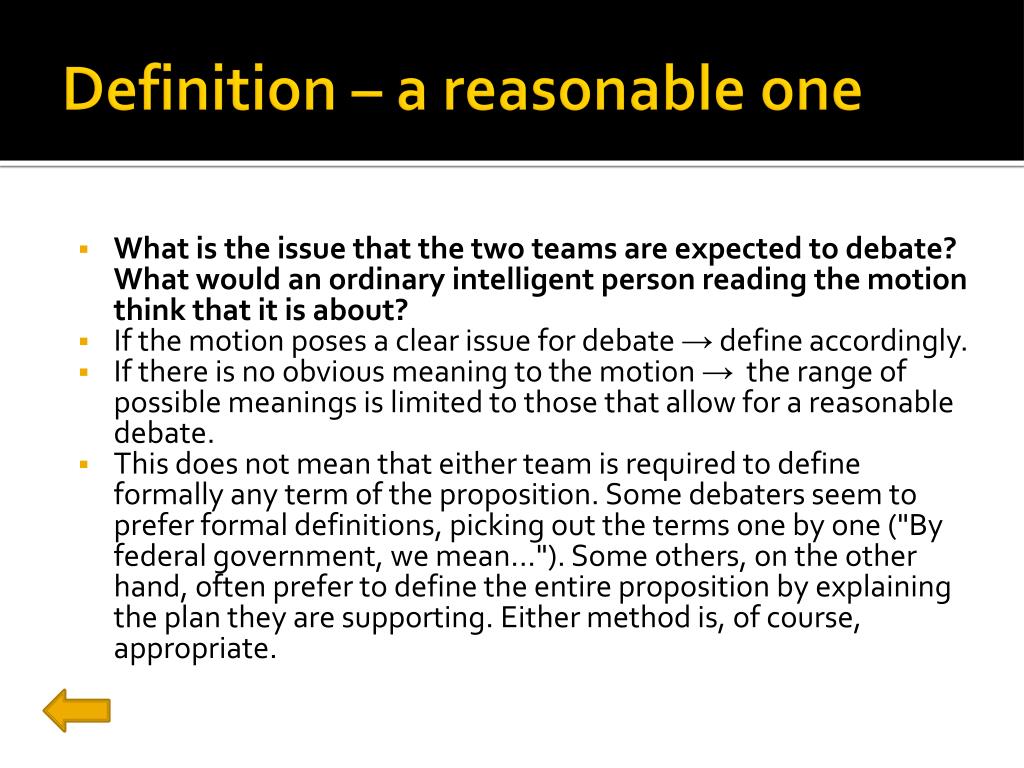 PPT - PARLIAMENTARY DEBATING ADJUDICATION SEMINAR PowerPoint ...