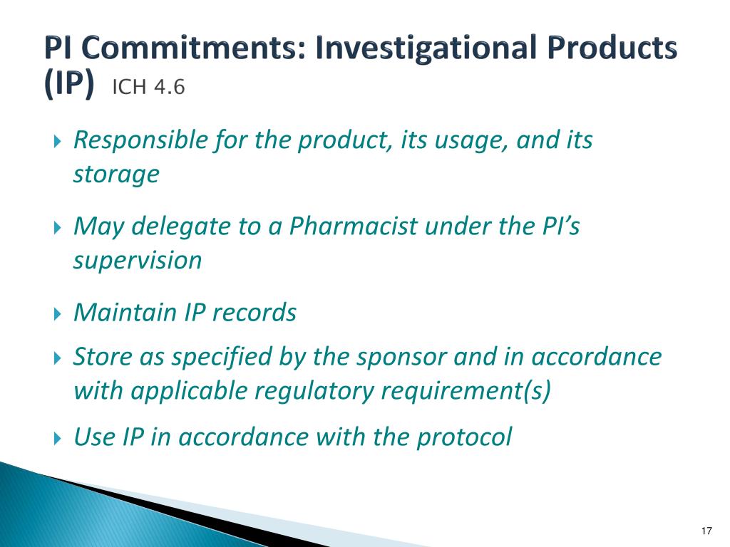 PPT - Investigator Responsibilities and Good Clinical Practice (GCP ...