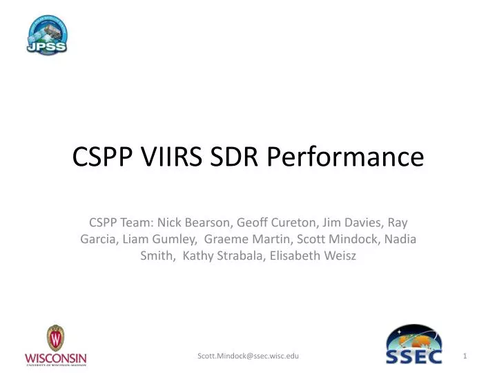 PPT - CSPP VIIRS SDR Performance PowerPoint Presentation, free download ... PPT - CSPP VIIRS SDR Performance PowerPoint Presentation, free download ...