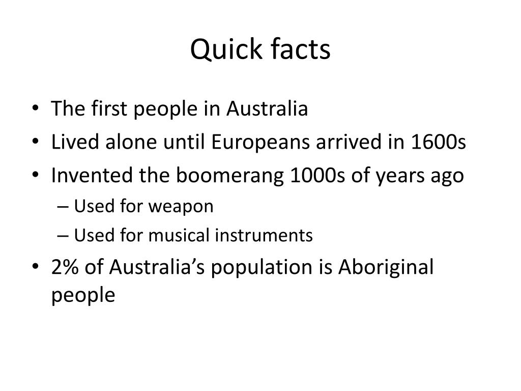 PPT - Aborigines – the first people of Australia PowerPoint ...