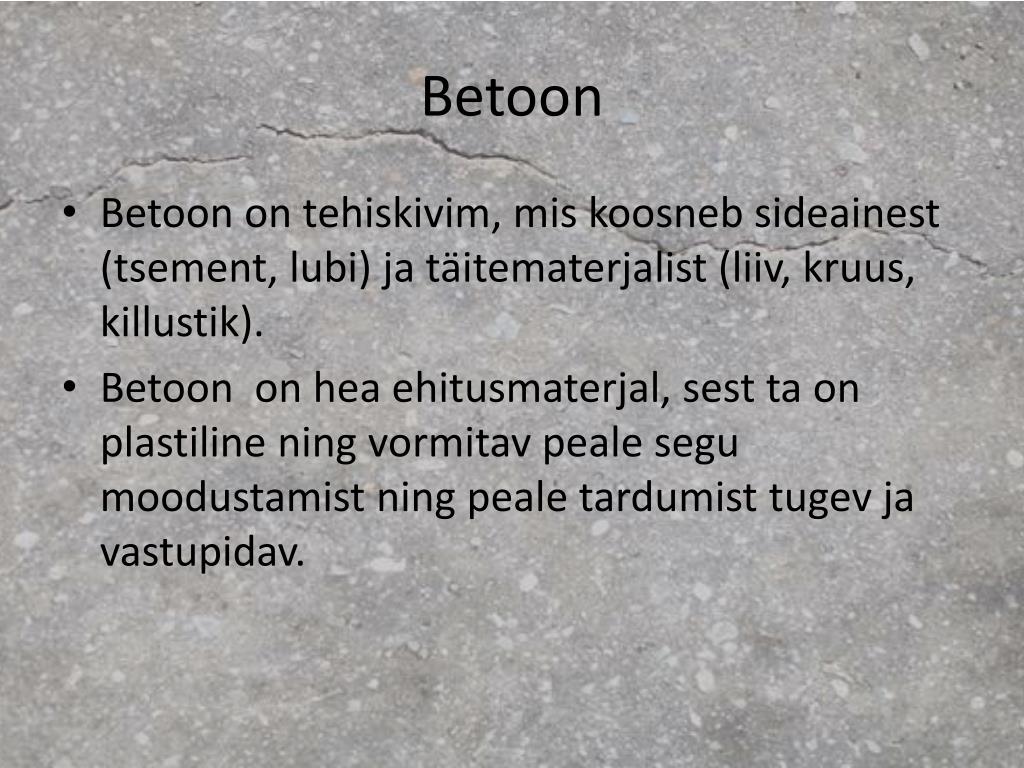 PPT - Plastilise betooni lõhenemine PowerPoint Presentation, free ...