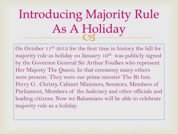 PPT - MAJORITY RULE PowerPoint Presentation - ID:1926997