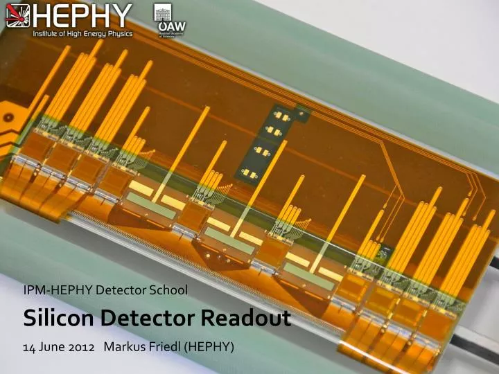 PPT - Silicon Detector Readout PowerPoint Presentation, free download ...