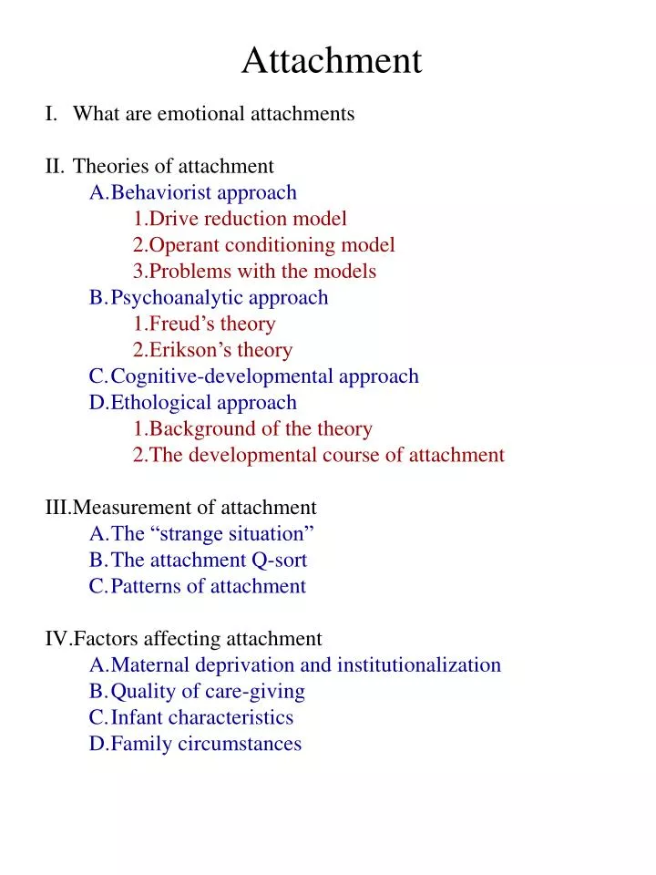 PPT - Attachment PowerPoint Presentation, free download - ID:1928057