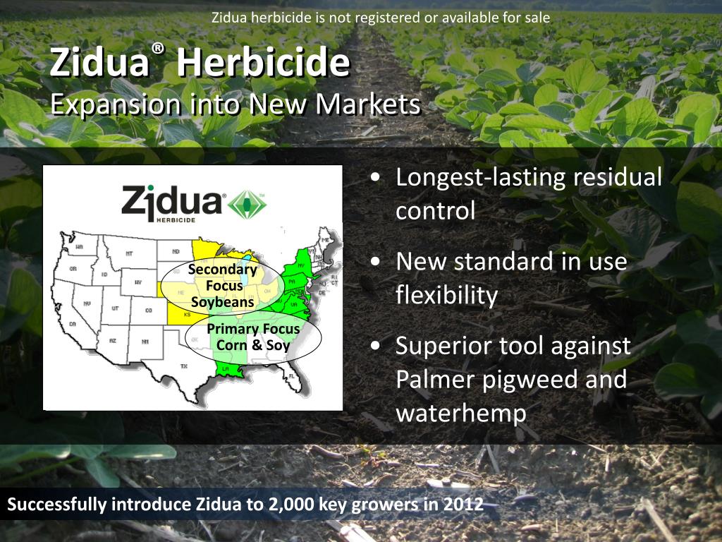 PPT - Zidua Herbicide: Residual Control Solution for Corn and Soy ...