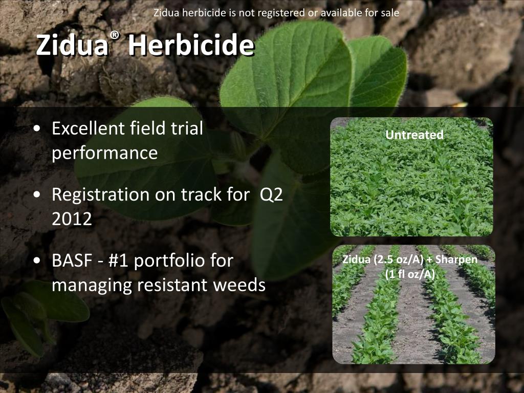 PPT - Zidua Herbicide: Residual Control Solution for Corn and Soy ...