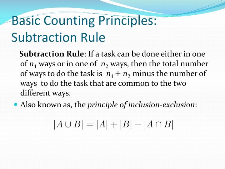 PPT - Counting PowerPoint Presentation - ID:1928877