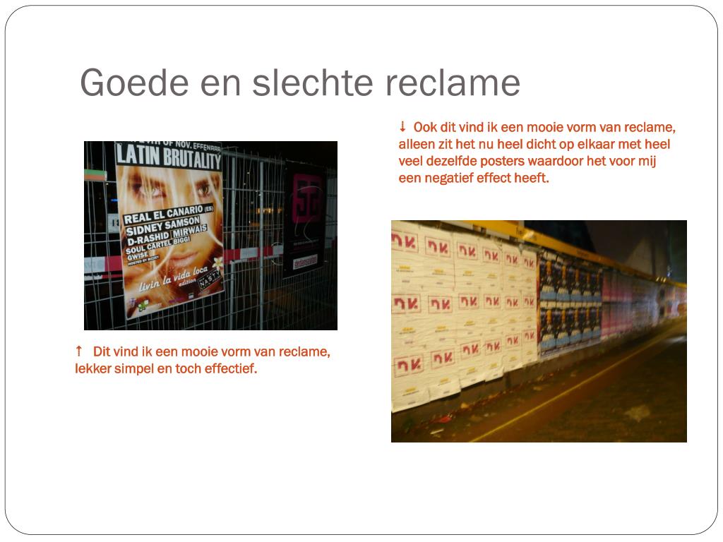 PPT - Project week 1 Foto’s van reclame onderweg PowerPoint ...