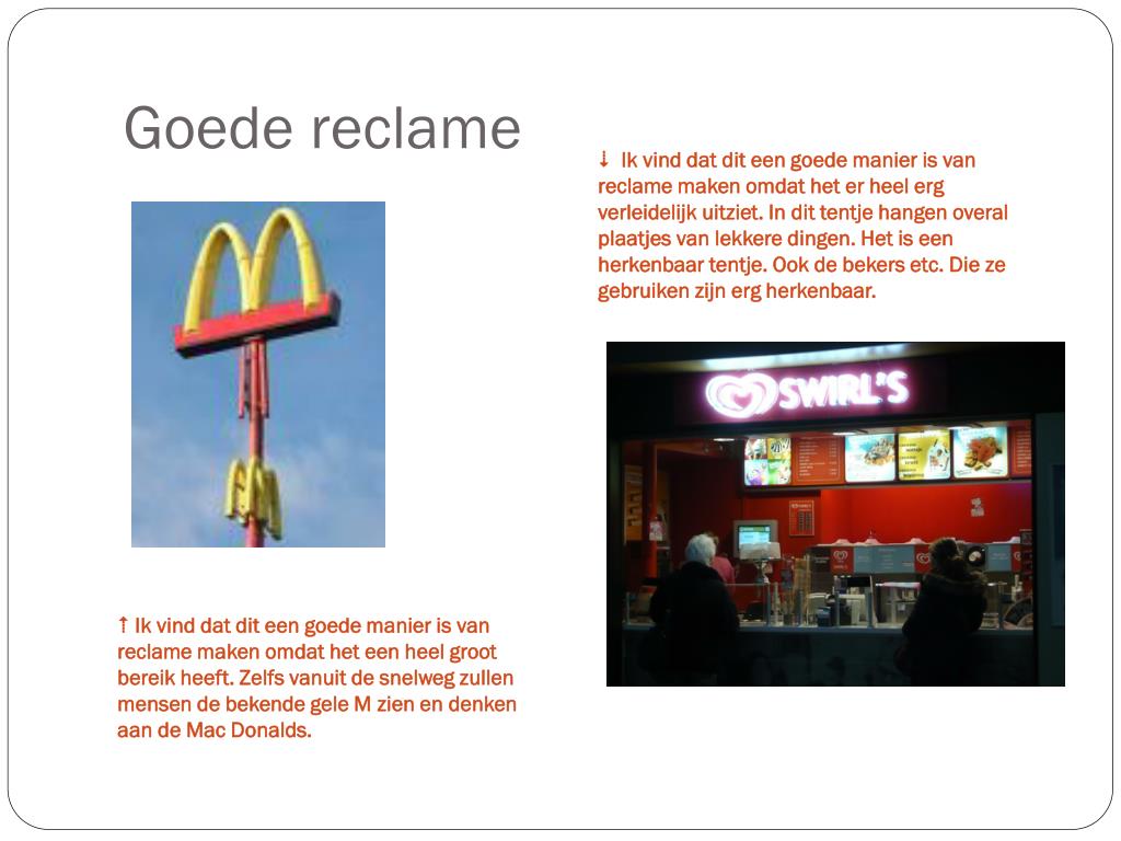 PPT - Project week 1 Foto’s van reclame onderweg PowerPoint ...