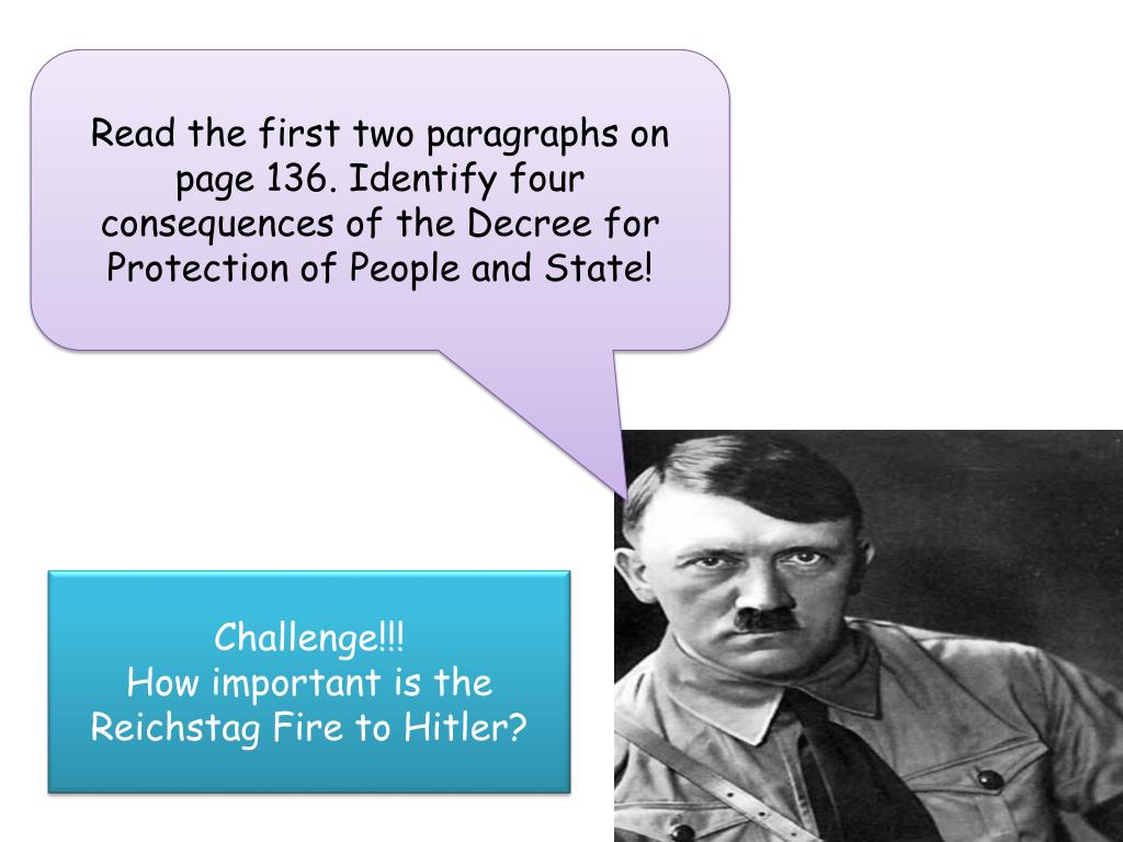 PPT - The Reichstag Fire L.O. To understand how the Reichstag Fire ...