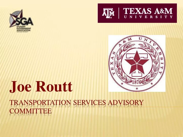 PPT - Transportation services advisory Committee PowerPoint ...
