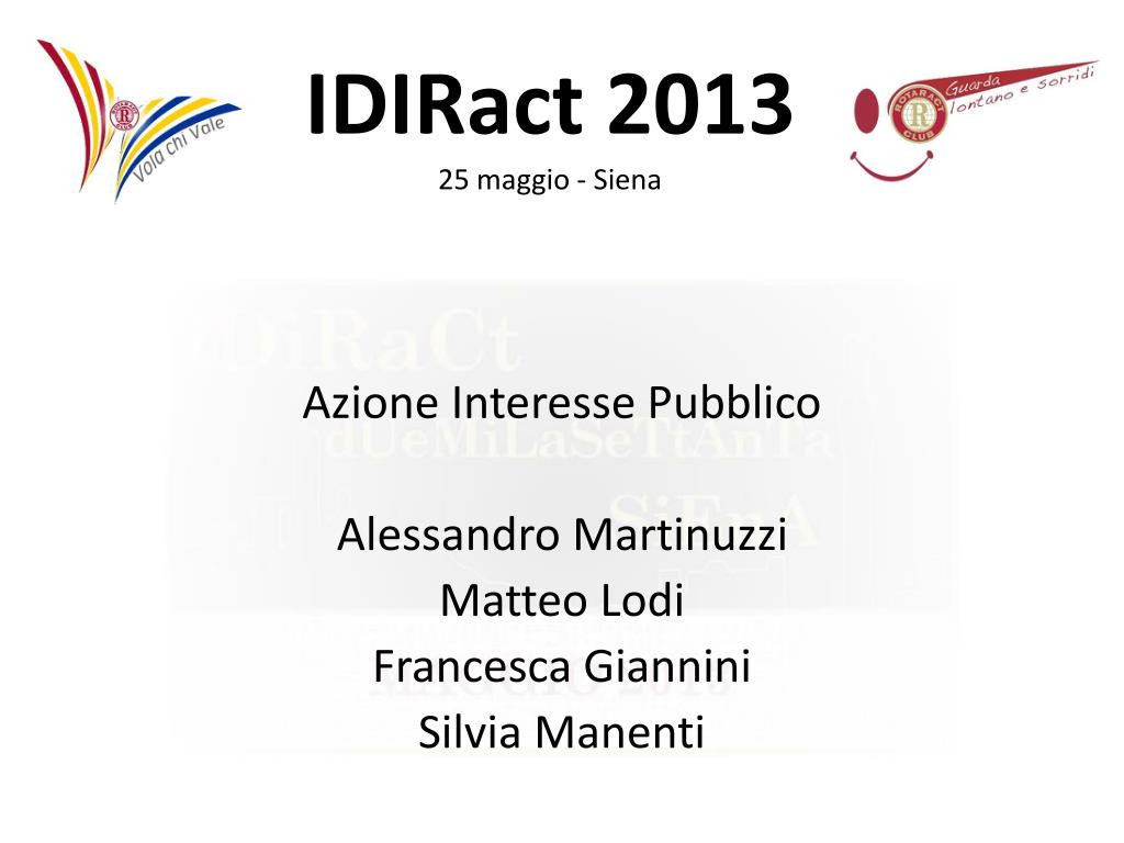 PPT - Azione Interesse Pubblico Alessandro Martinuzzi Matteo Lodi ...