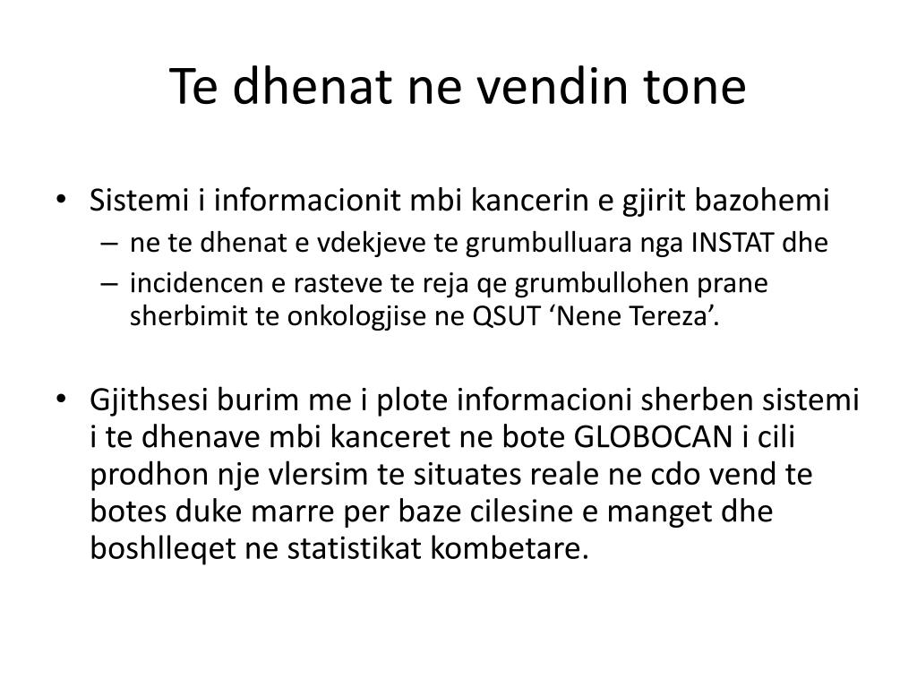 PPT - Kanceri i gjirit: epidemiologjia, faktoret risk dhe depistimi ...