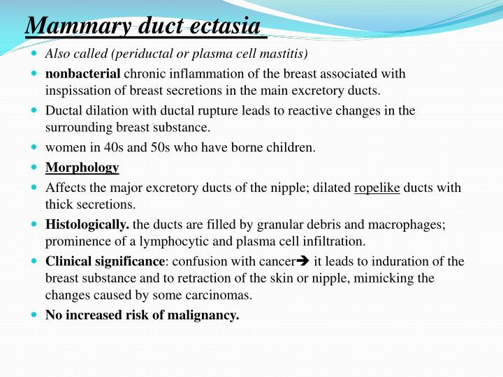 PPT - Pathology of The Breast- 1 PowerPoint Presentation - ID:1930482