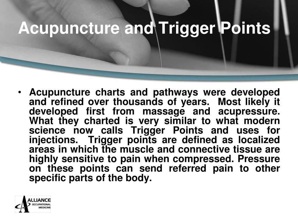 PPT - How Acupuncture Plays a Role in Occupational Medicine PowerPoint ...