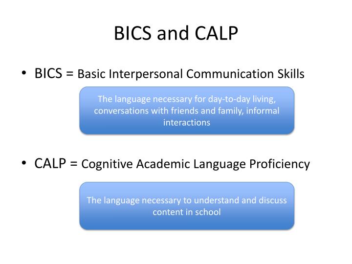 PPT - BICS and CALP and CUP PowerPoint Presentation - ID:1930697