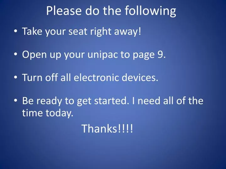 PPT - Please do the following PowerPoint Presentation, free download ...