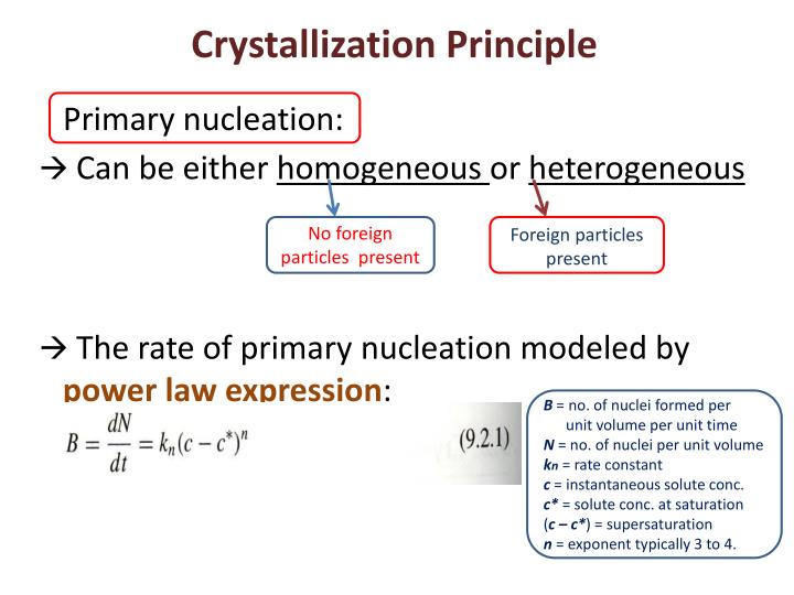 PPT - Crystallization PowerPoint Presentation - ID:1931502