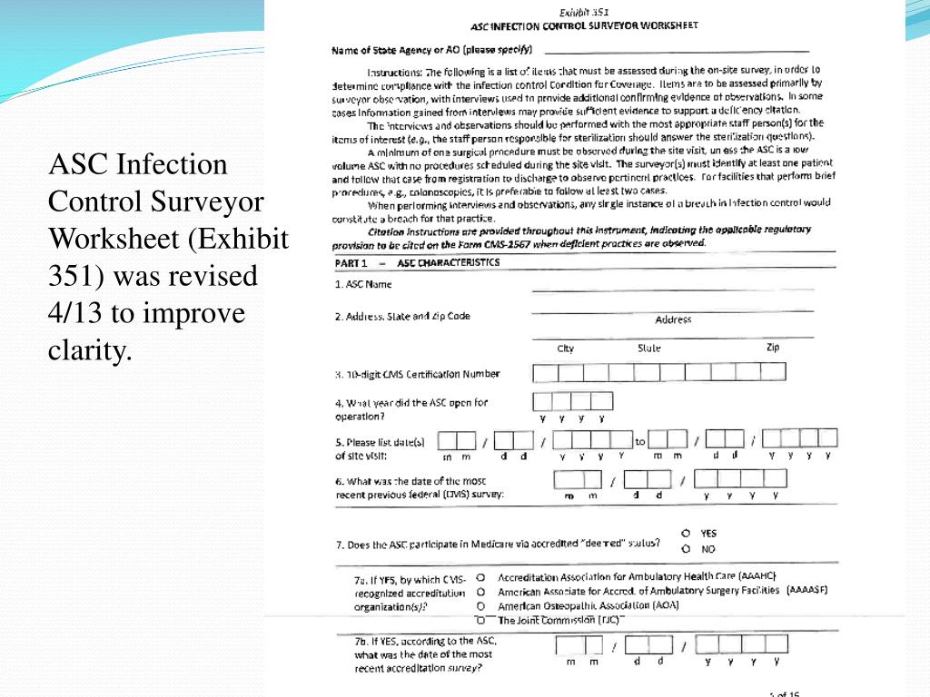 PPT - Infection Control Standards and Reporting for Texas Ambulatory ...