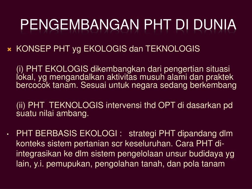 PPT - JURUSAN HAMA DAN PENYAKIT TUMBUHAN FAKULTAS PERTANIAN UB ...