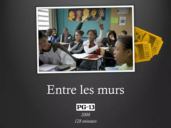 PPT - Entre les murs PowerPoint Presentation, free download - ID:1931868