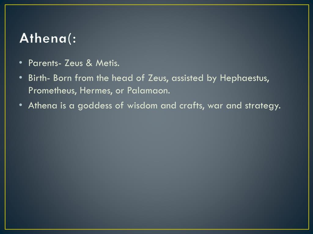 PPT - The Greek Gods and Goddesses . (: PowerPoint Presentation, free ...