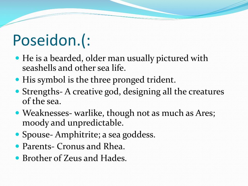 PPT - The Greek Gods and Goddesses . (: PowerPoint Presentation, free ...