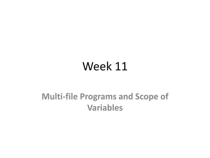 PPT - Week 11 PowerPoint Presentation, free download - ID:1931963