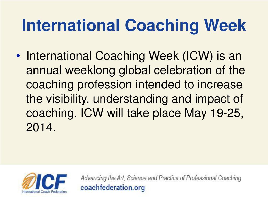 PPT - International Coaching Week Jesús Rodriguez PCC, President ICF ...