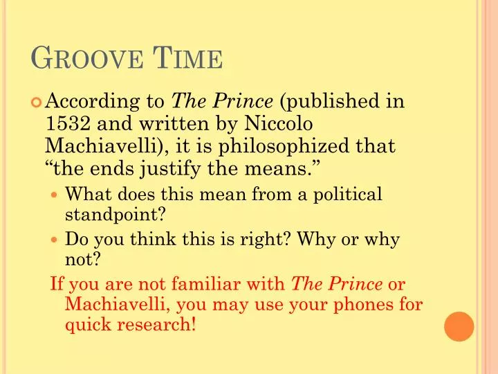 PPT - Groove Time PowerPoint Presentation, free download - ID:1931979