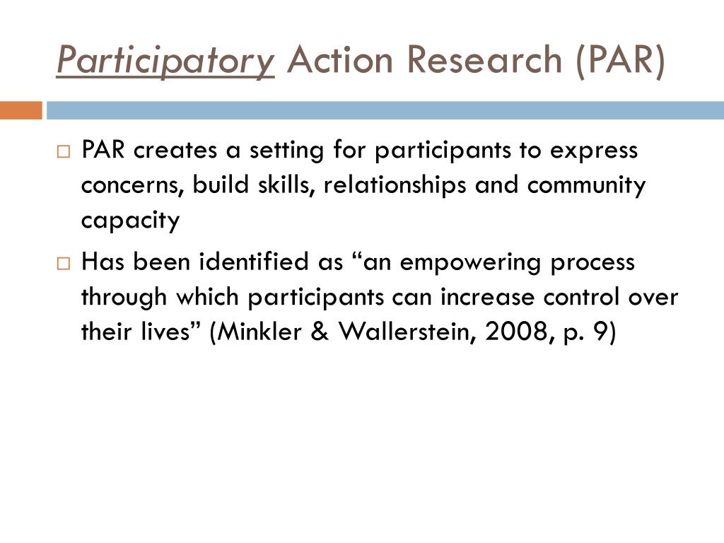 PPT - Youth Participatory Action Research (YPAR ) – a Vehicle for ...