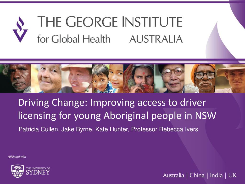 PPT - Driving Change: Improving access to driver licensing for young ...