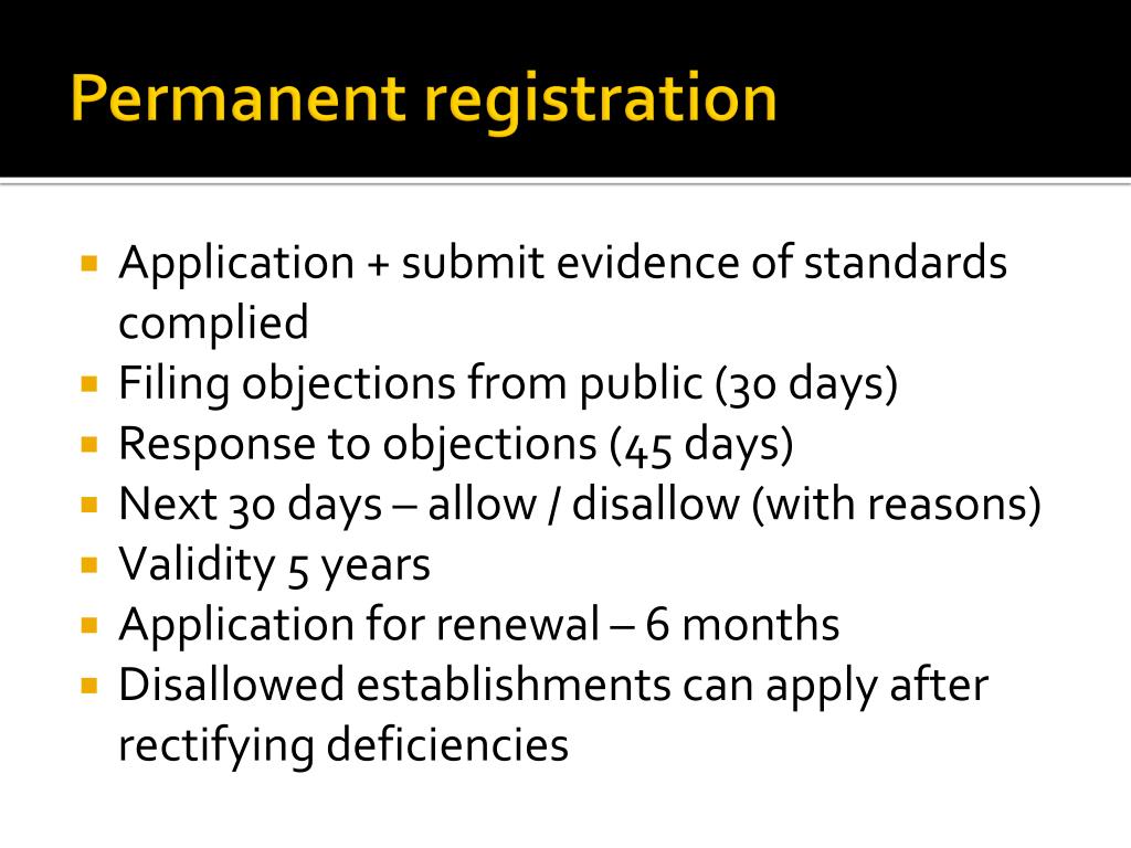 PPT - The Clinical Establishments (Registration & Regulation) Act, 2010 ...